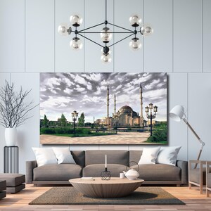 Central Mosques Heart of Chechnya Canvas Wall Art Design/poster or ...