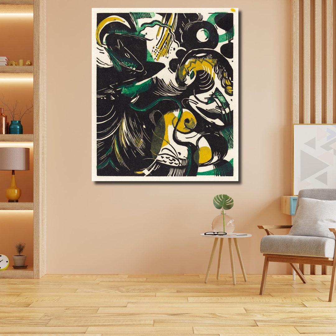 Franz Marc Genesis II Print: Expressionist Cubist Artwork - Etsy