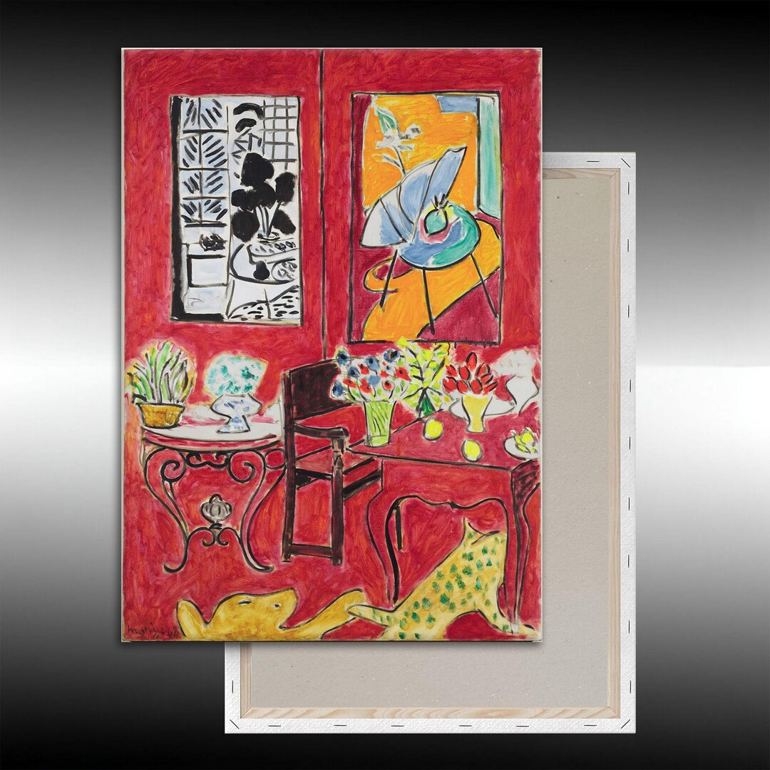 Henri Matisse: Large Red Interior (1948) Canvas Wall Art/matisse ...