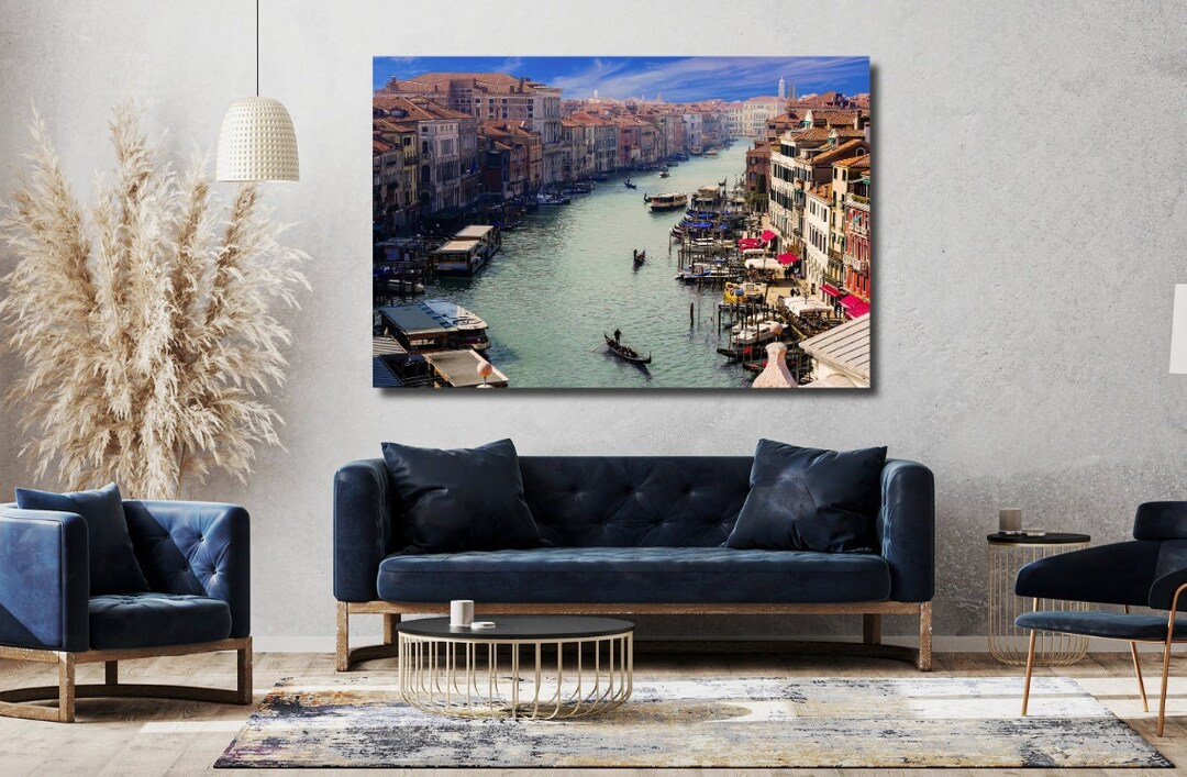 Venice Canvas Poster, Venice Bridge Canvas Wall Art, İtaly Venice ...