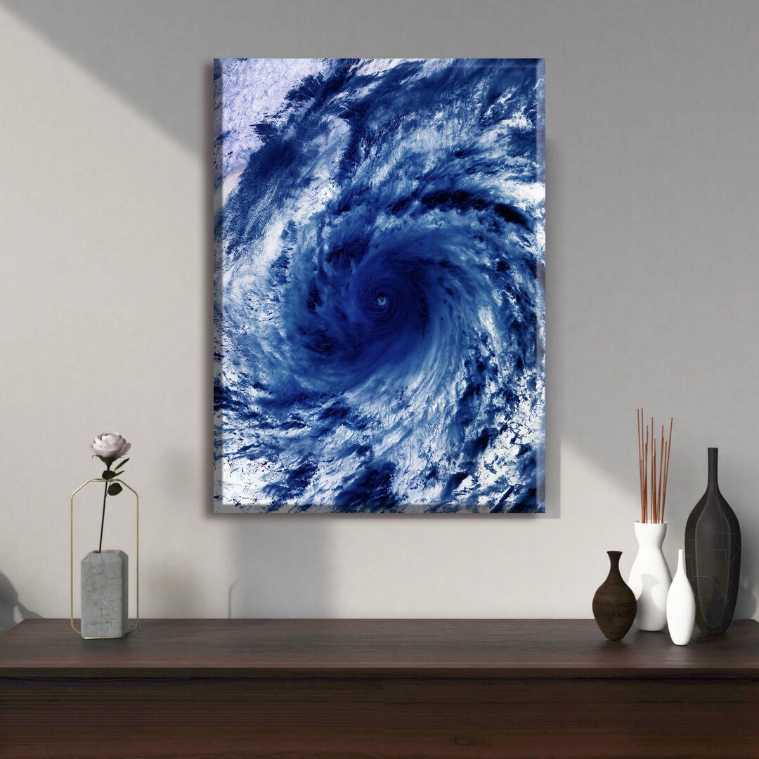 Tropical Cyclone Taken by NASA Print Poster Wall Art Gift in Various ...