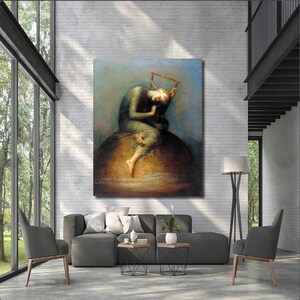 George Frederic Watts : Hope (1886) Canvas Gallery Wrapped or Framed ...