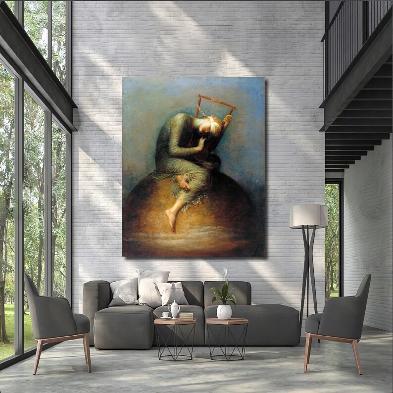 George Frederic Watts : Hope 1886 Canvas Gallery Wrapped or Framed ...