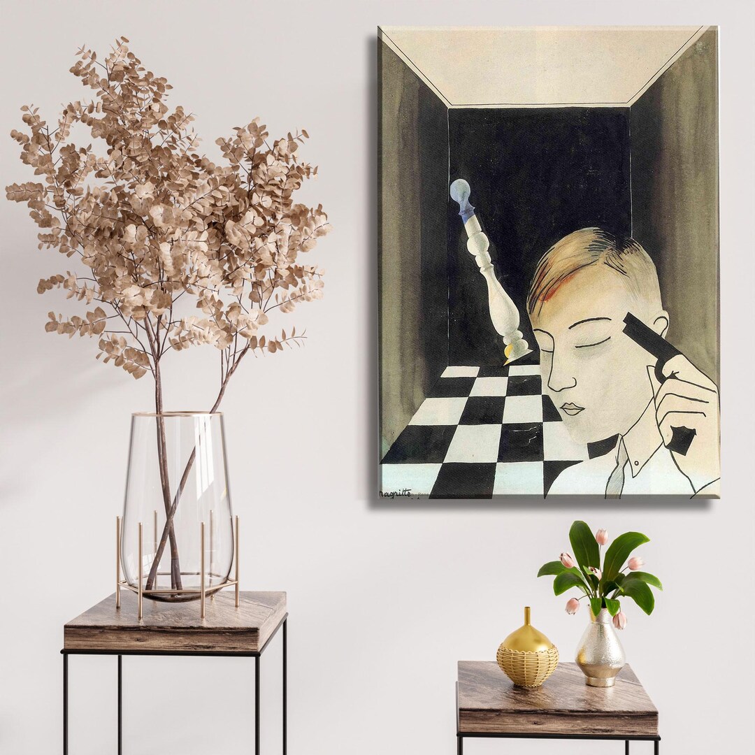 Rene Magritte, Checkmate, 1926, Rene Magritte Print, Magritte Poster ...