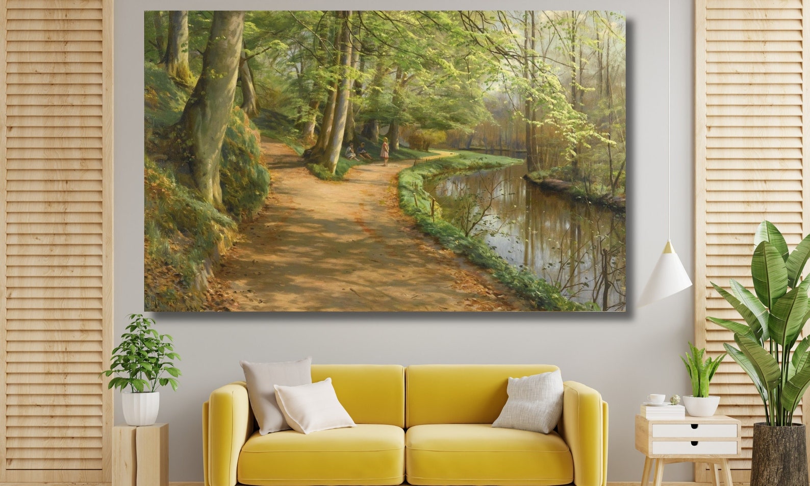 Peder Mønsted (danish, 1859-1941) Canvas Wall Art,peder Mønsted Poster ...