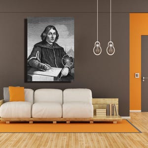 Nicolaus Copernicus Canvas Wall Art, Print/poster, Home Decor Art ...