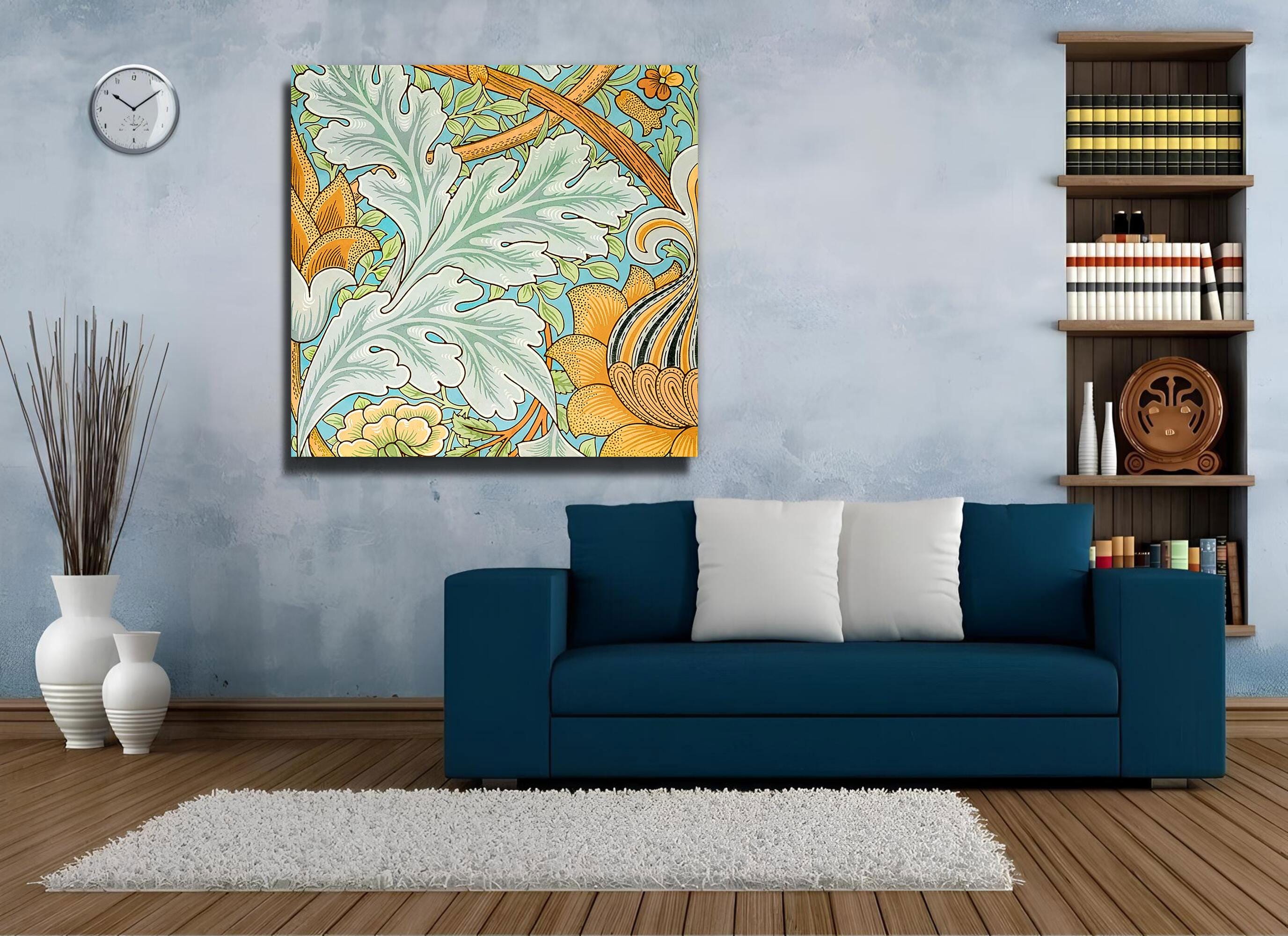 William Morris St. James Canvas Art Print: Botanical Art Nouveau - Etsy
