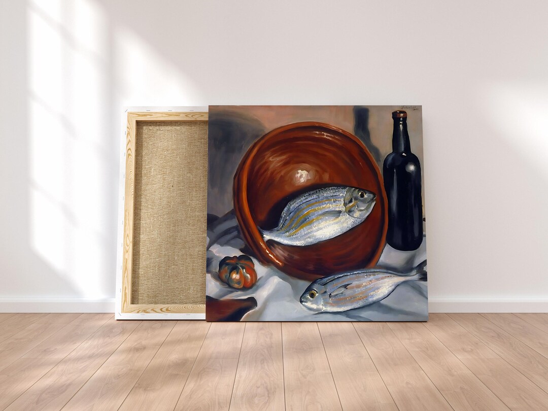 Salvador Dali, Still Life Fish With Red Bowl, 1923-1924, Salvador Dali ...