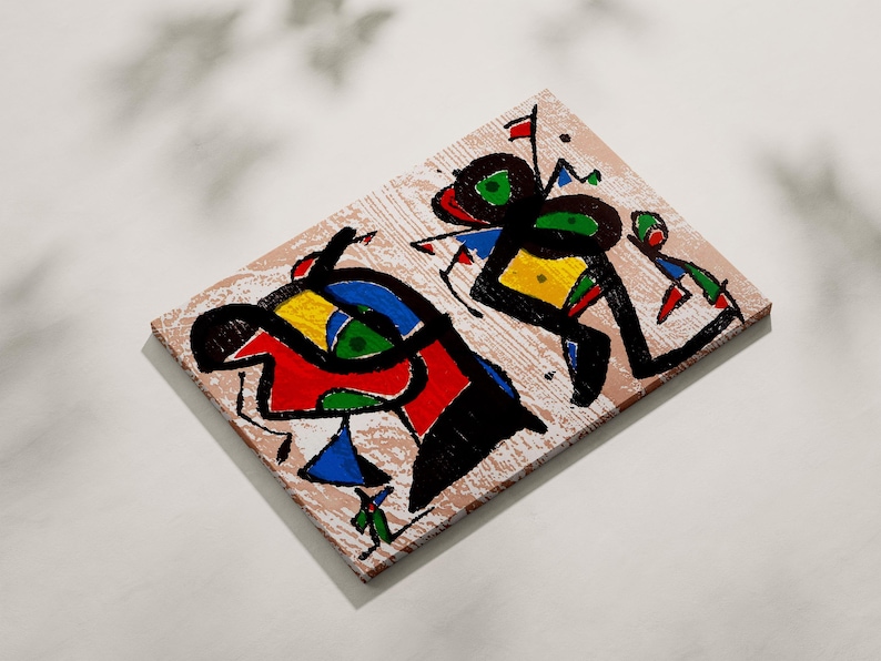Joan Miró Canvas Print: Surrealist Modern Art, Ready to Hang - Etsy
