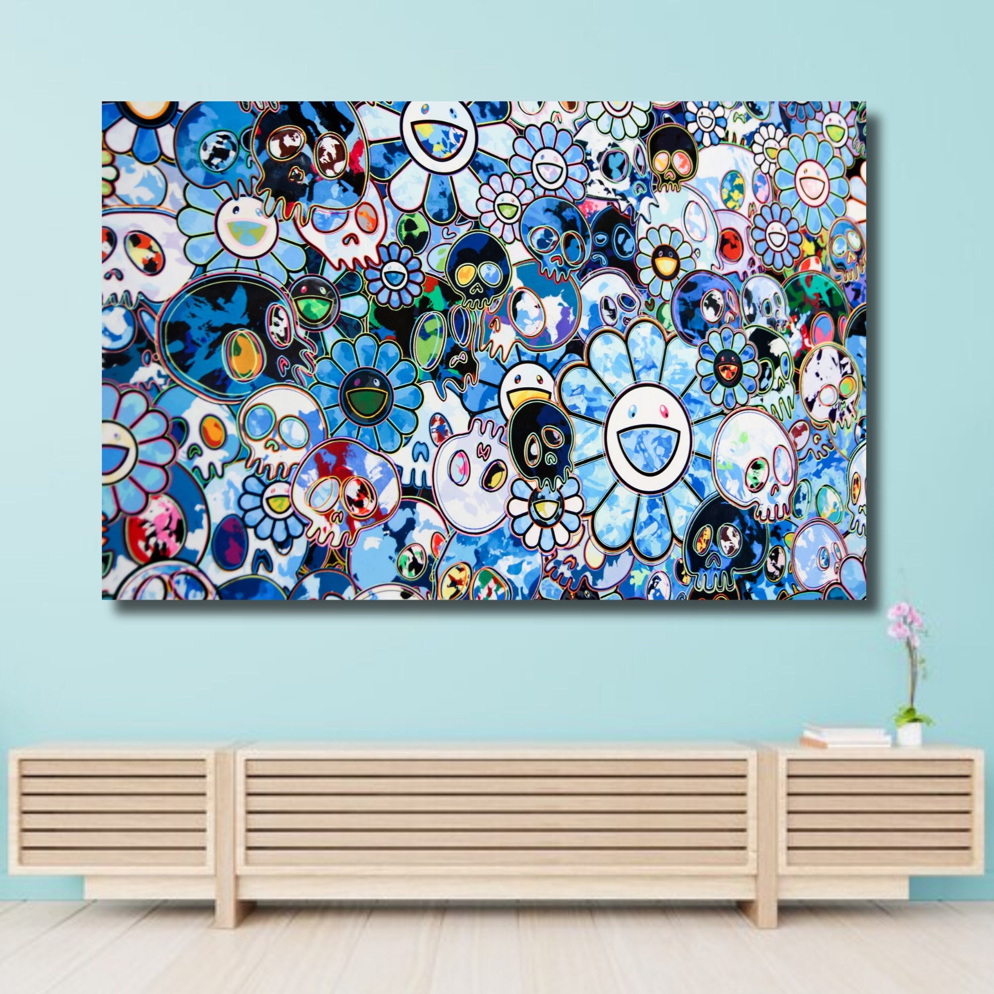 Takashi Murakami Poster,canvas Wall Art,takashi Murakami,takashi ...