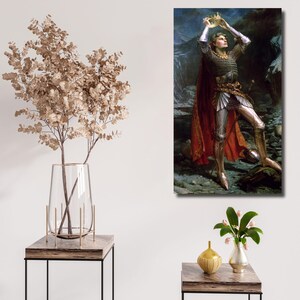 King Arthur Crowning by Charles Ernest Butler Painting Poster Art Print ...