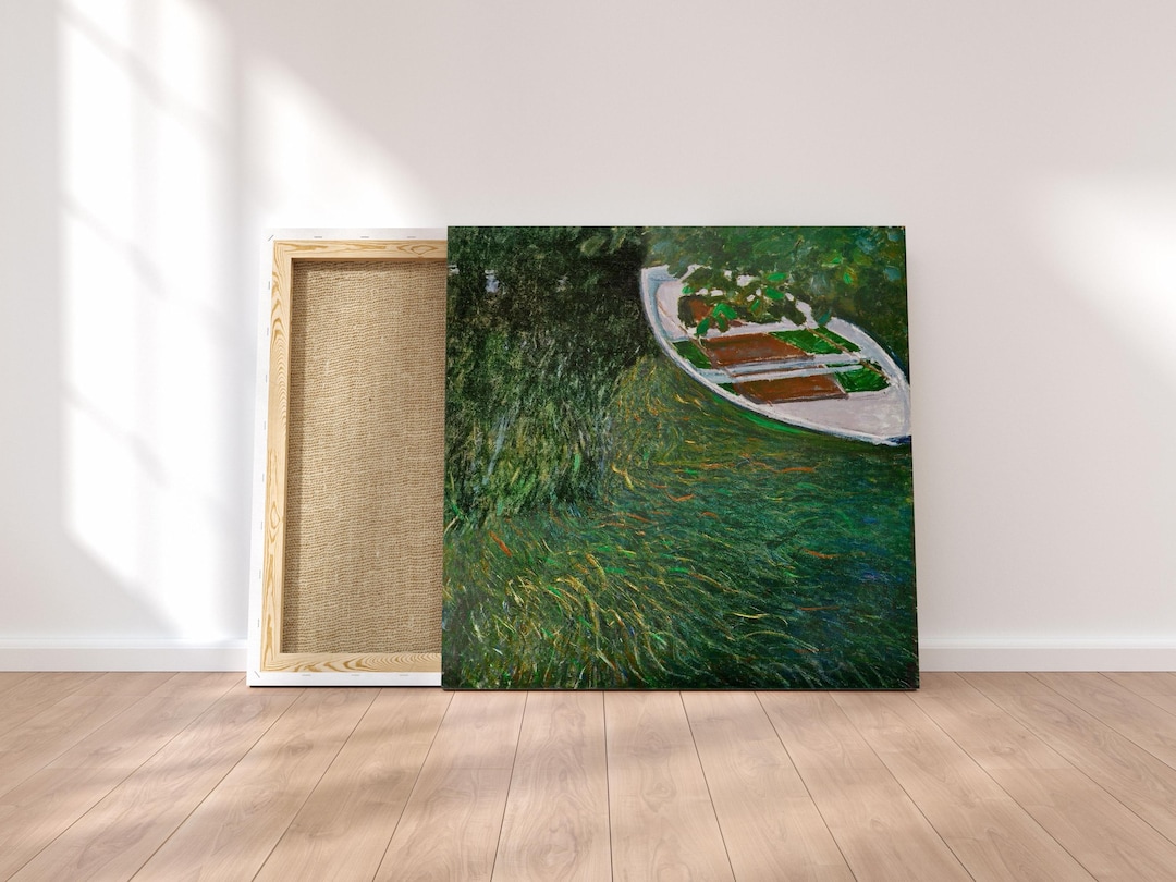 The Boat, Claude Monet, Impressionist Landscape, Rowboat, River ...