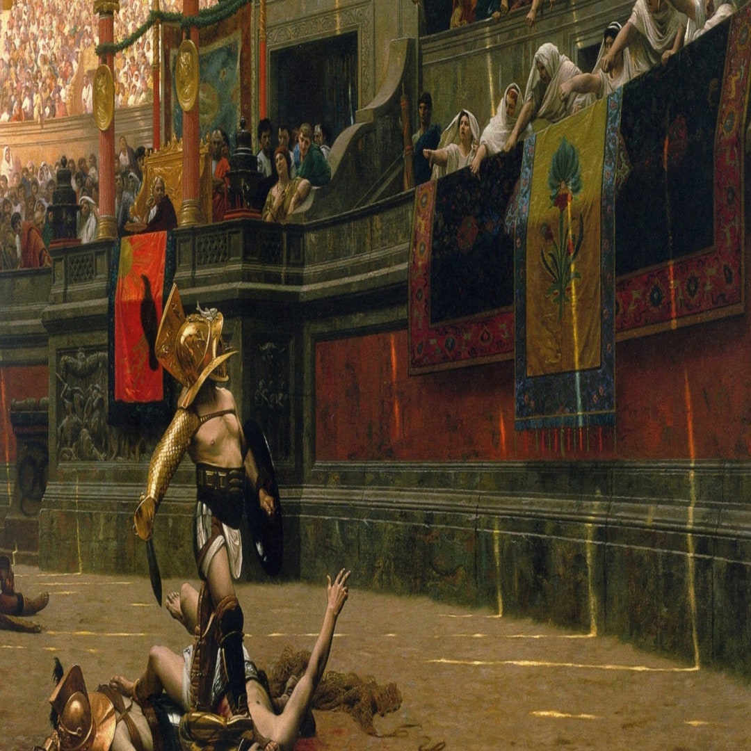 Jean Leon Gerome Canvas Wall Art,jean Leon Gerome Pollice Versothumbs ...