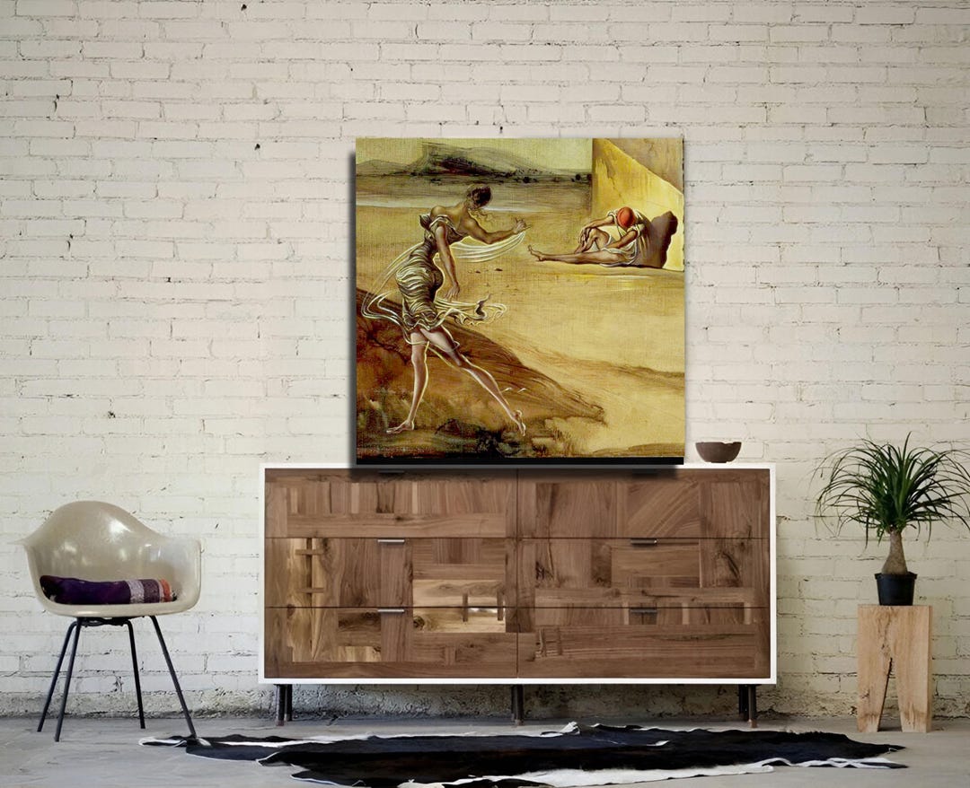 Salvador Dali Surreal Canvas Print: the Broken Bridge Dream, Abstract ...