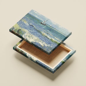 Vincent Van Gogh : Seascape Near Les Saintes-maries-de-la-mer (1888 ...