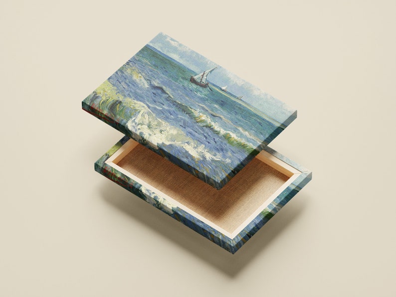 Vincent Van Gogh : Seascape Near Les Saintes-maries-de-la-mer 1888 ...