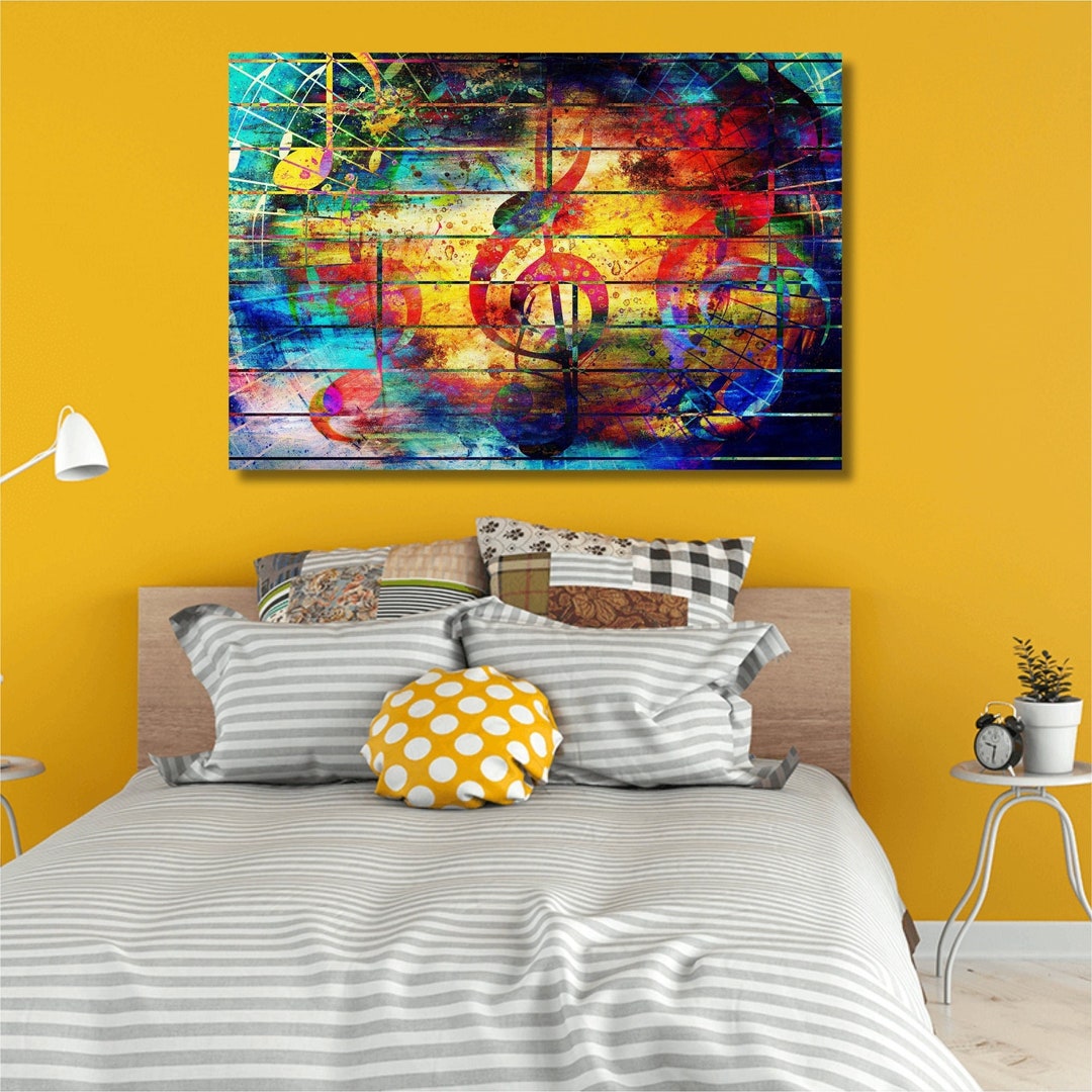 Treble Clef Music Notes Led Sign, Treble Clef Neon Sign, Music Wall Art ...