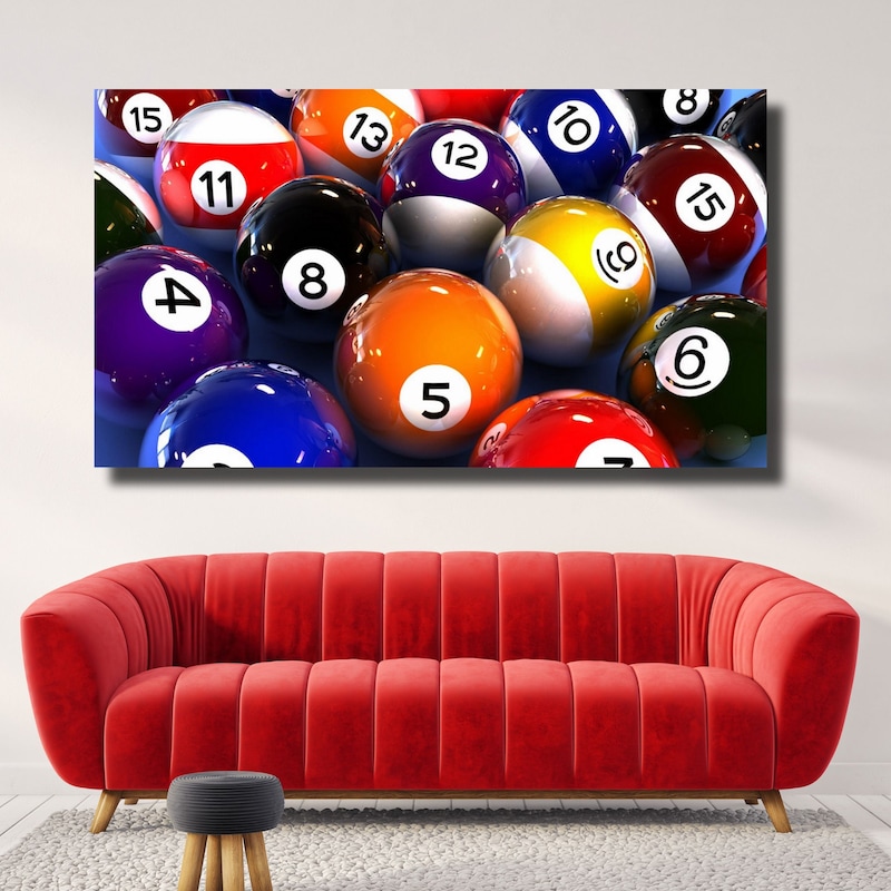Billiards Wall Art - Etsy
