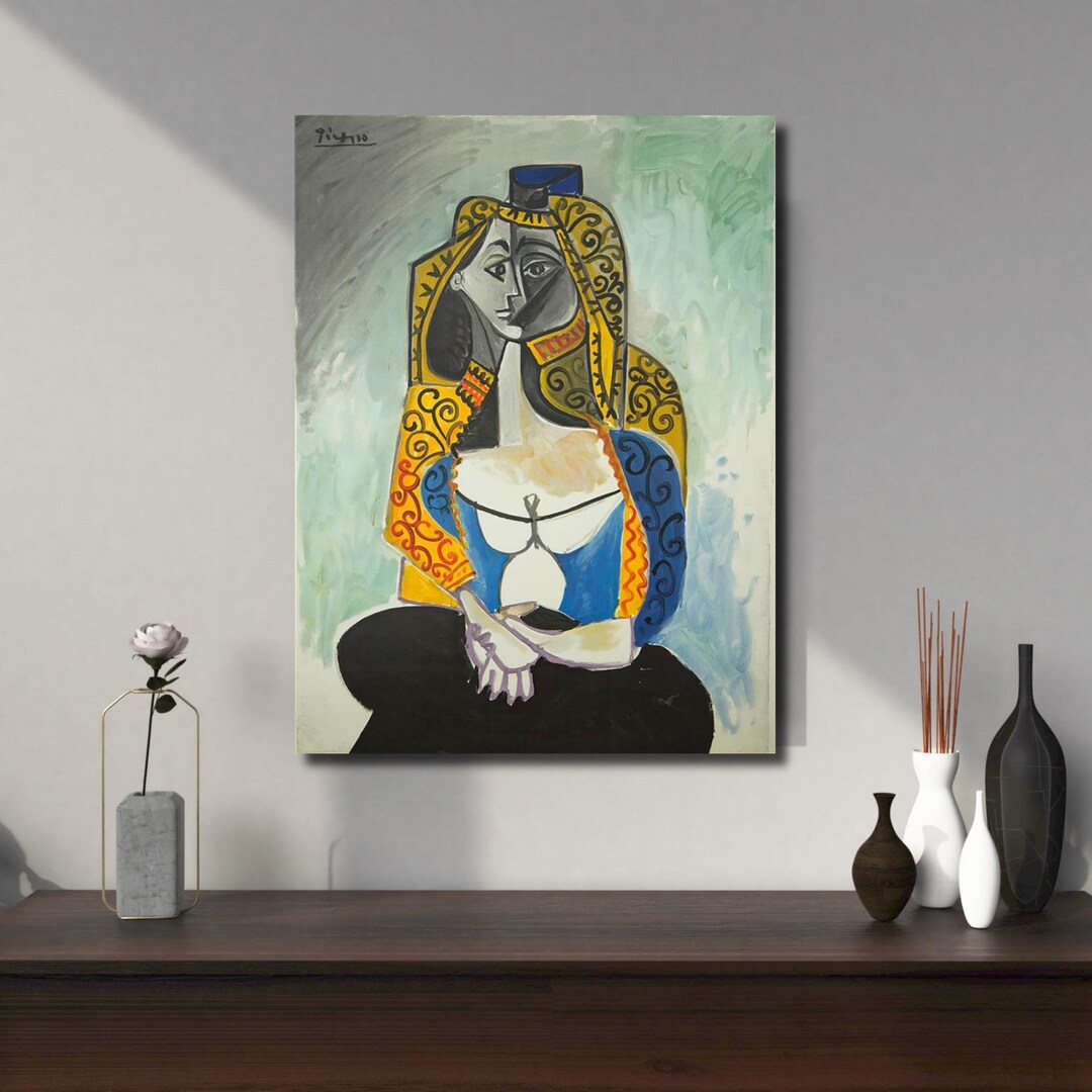 Pablo Picasso Turkish Shawl Obras De Canvas Wall Art,picasso Canvas ...