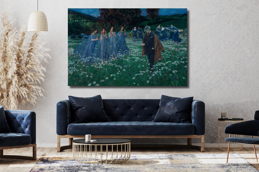 Maximilian Lenz A World 1899 Canvas Art, Art Nouveau, Symbolism, Famous ...