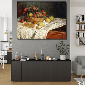 Claude Monet Famous Framed Museum Home Decor, Wall Art, Canvas Art ...