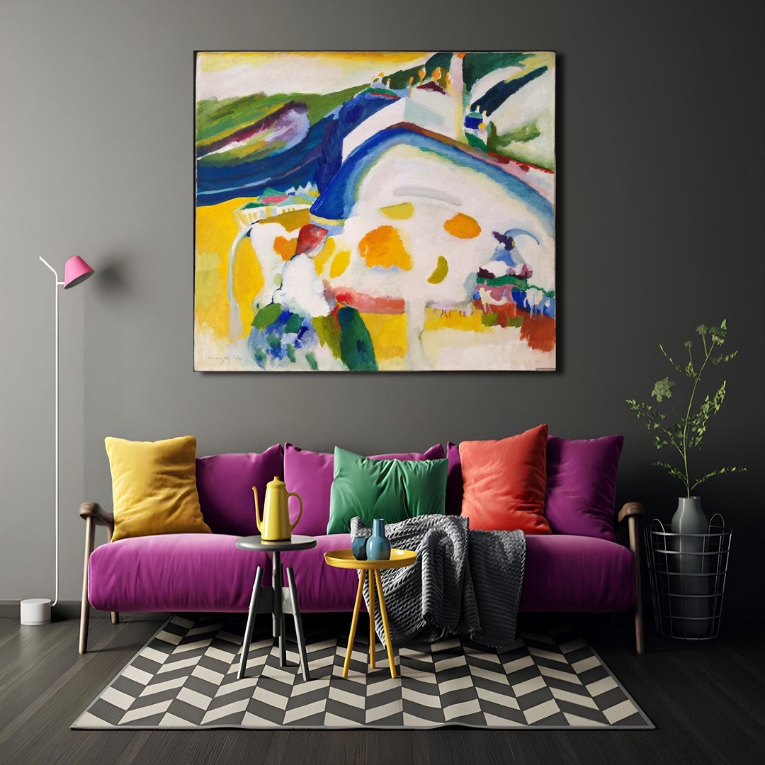Wassily Kandinsky Canvas Wall Art : the Cow (1910). Fine Art Print ...
