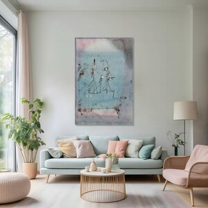 Paul Klee Canvas Wall Art : the Twittering Machine 1064. Fine Art Print ...