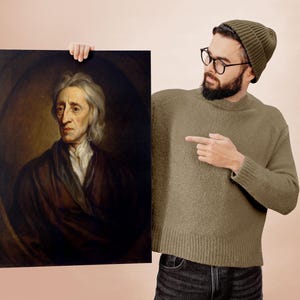 Godfrey Kneller Canvas Wall Art: Portrait of John Locke Painting, Fine ...