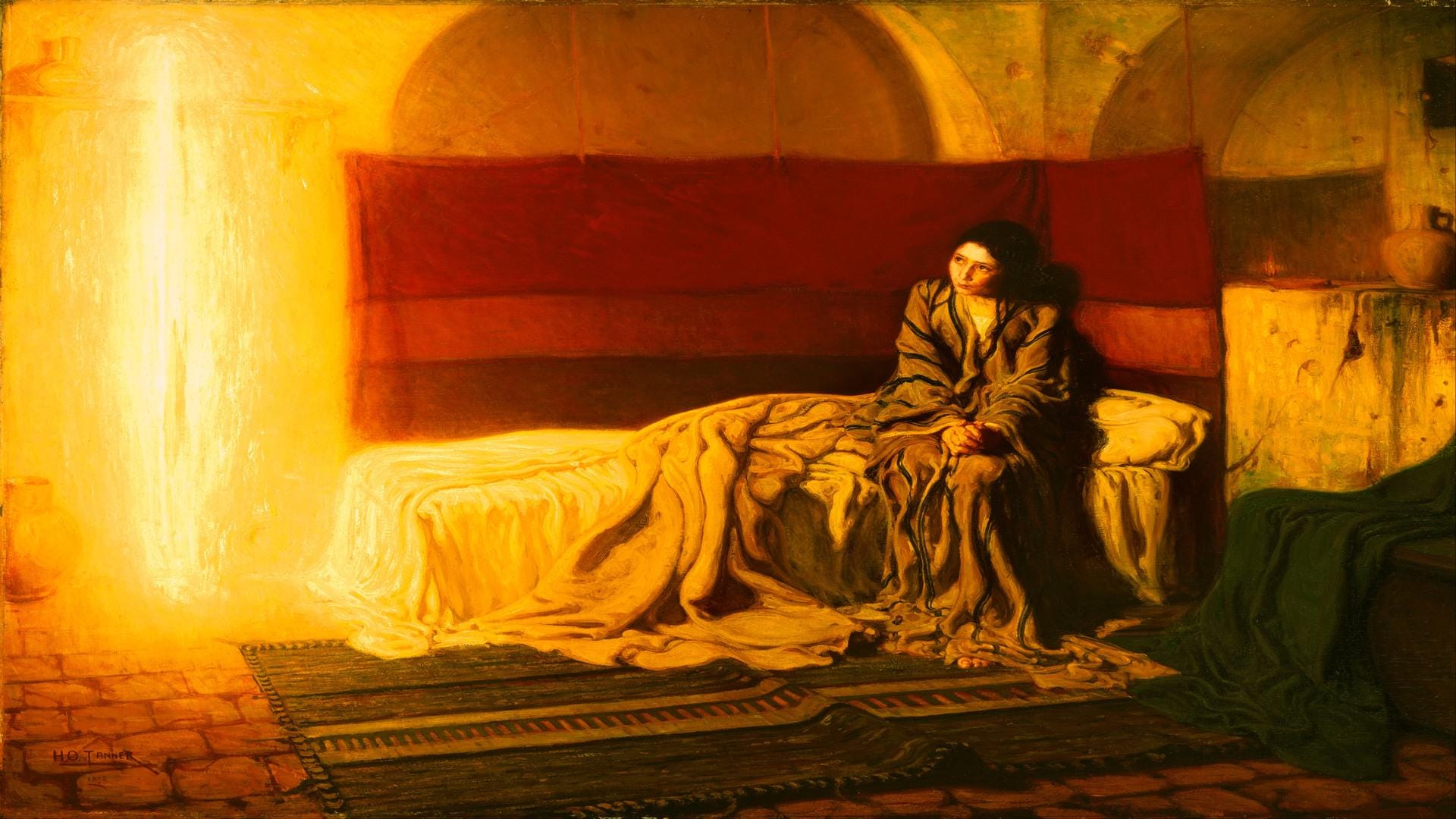 Henry Ossawa Tanner: the Annunciation Canvas Wall Art, Henry Ossawa ...