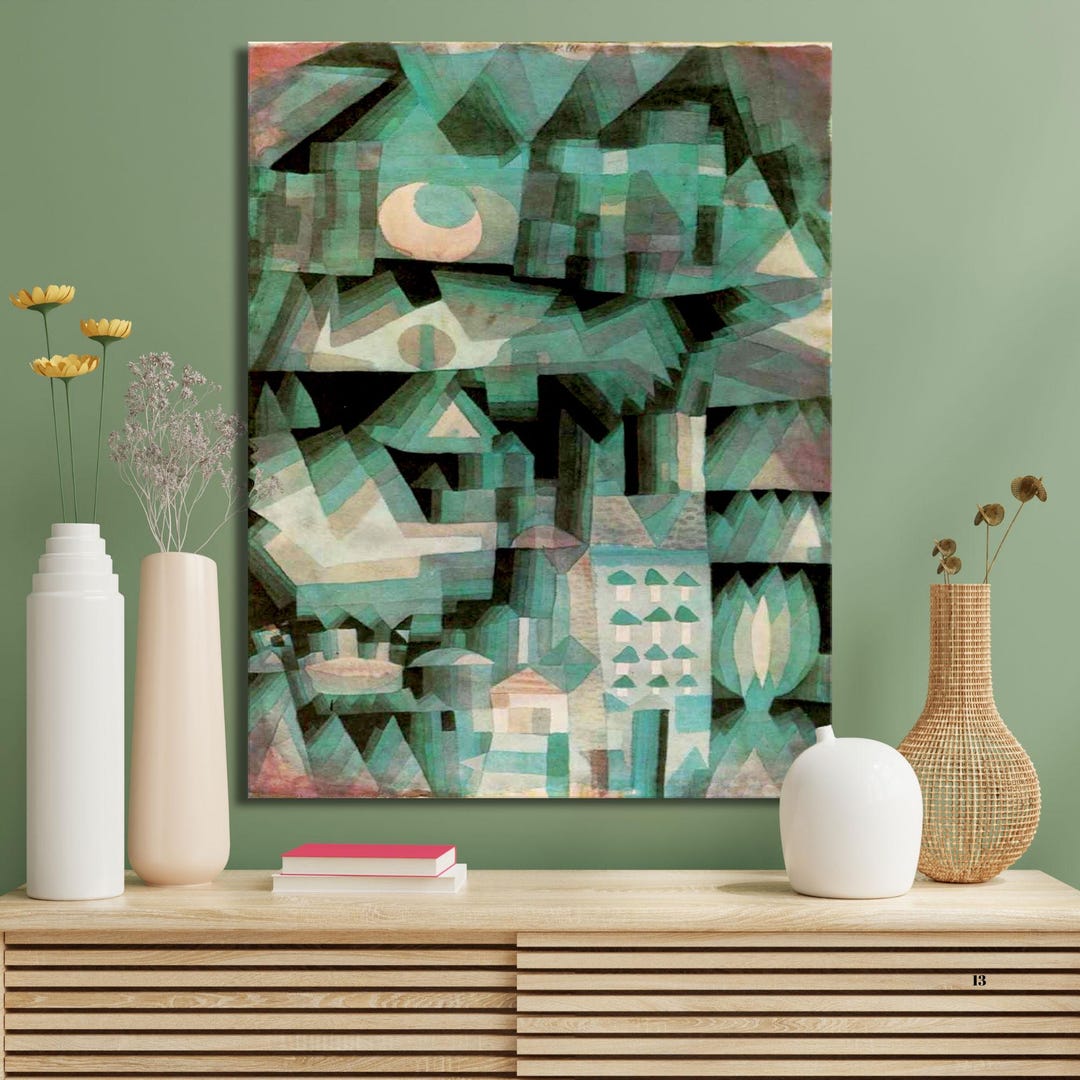 Paul Klee Dream City Canvas Print, Abstract Landscape Art, Ready to ...
