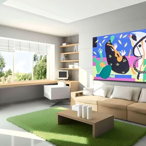 Henri Matisse the Sorrows of the King(1952) Print on Canvas,modern ...