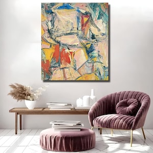 Willem De Kooning Wall Art, Interchange Canvas Print, Willem De Kooning ...