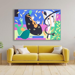 Henri Matisse the Sorrows of the King1952 Print on Canvas,modern Canvas ...