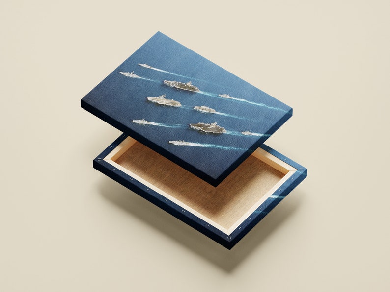 Military Navy Ships Warriors Canvas Wall Art Design / POSTER or CANVAS ...