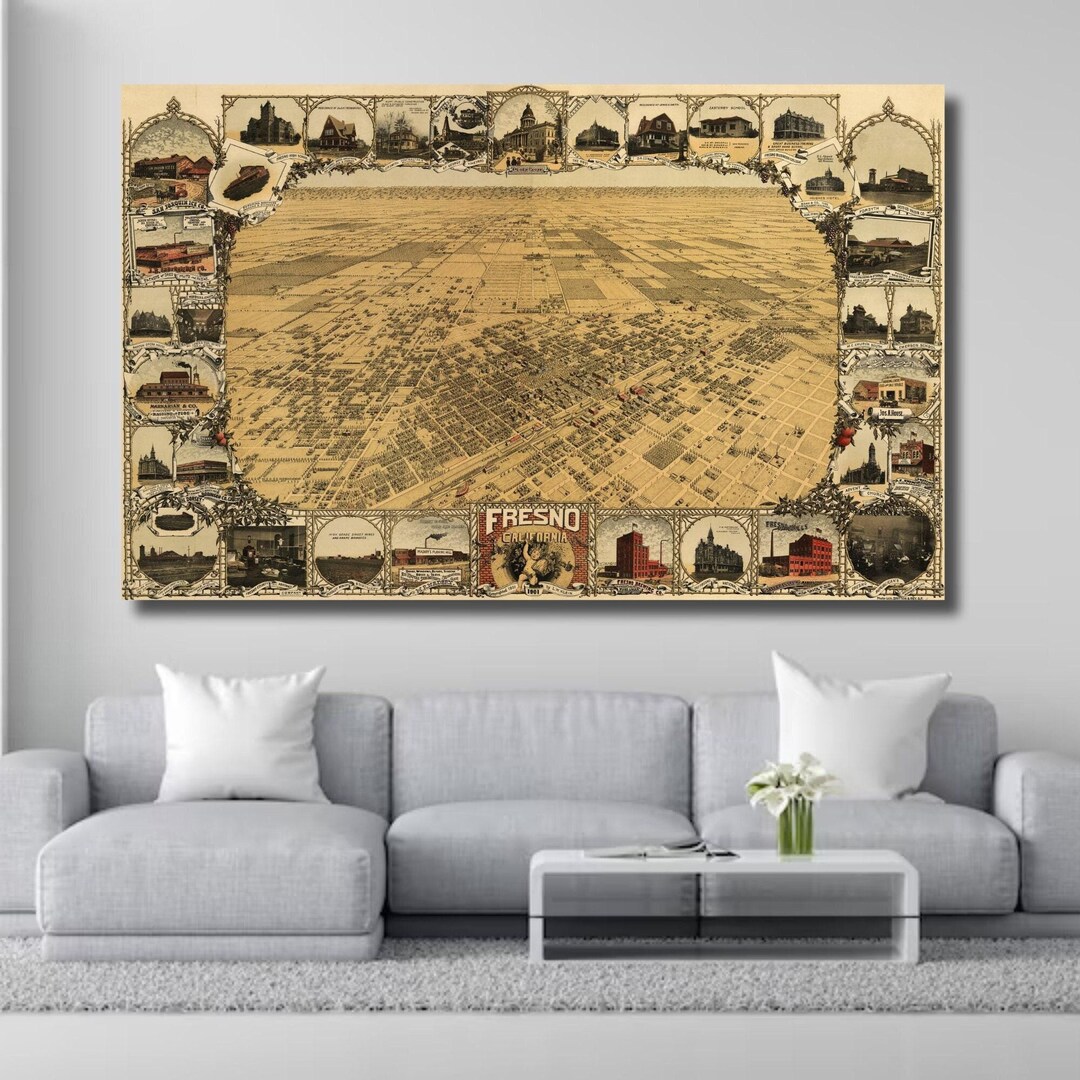 American Map USA Vintage Map Vintage Map of America Old Map Map ...