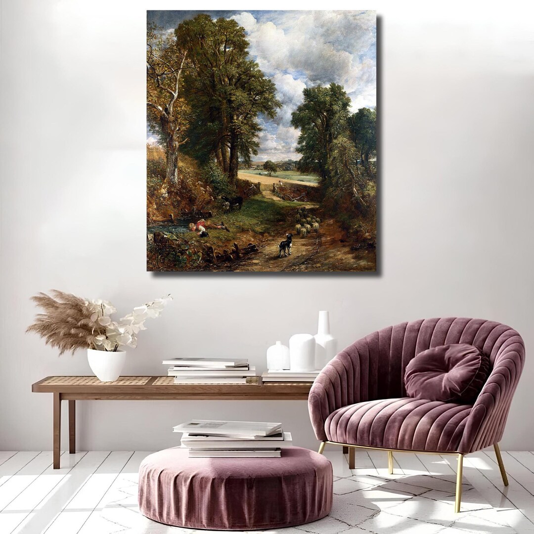 John Constable Canvas Wall Art: the Cornfield, Fine Art Print/poster ...