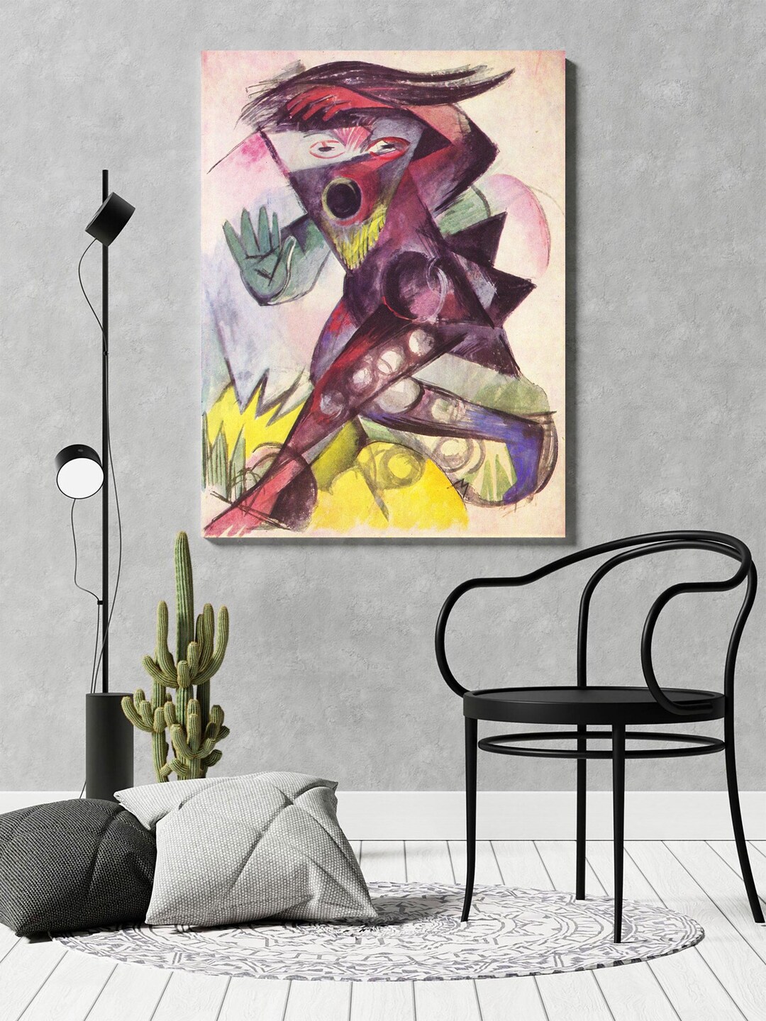 Franz Marc Caliban Canvas Art Print: Shakespeare's Tempest - Etsy
