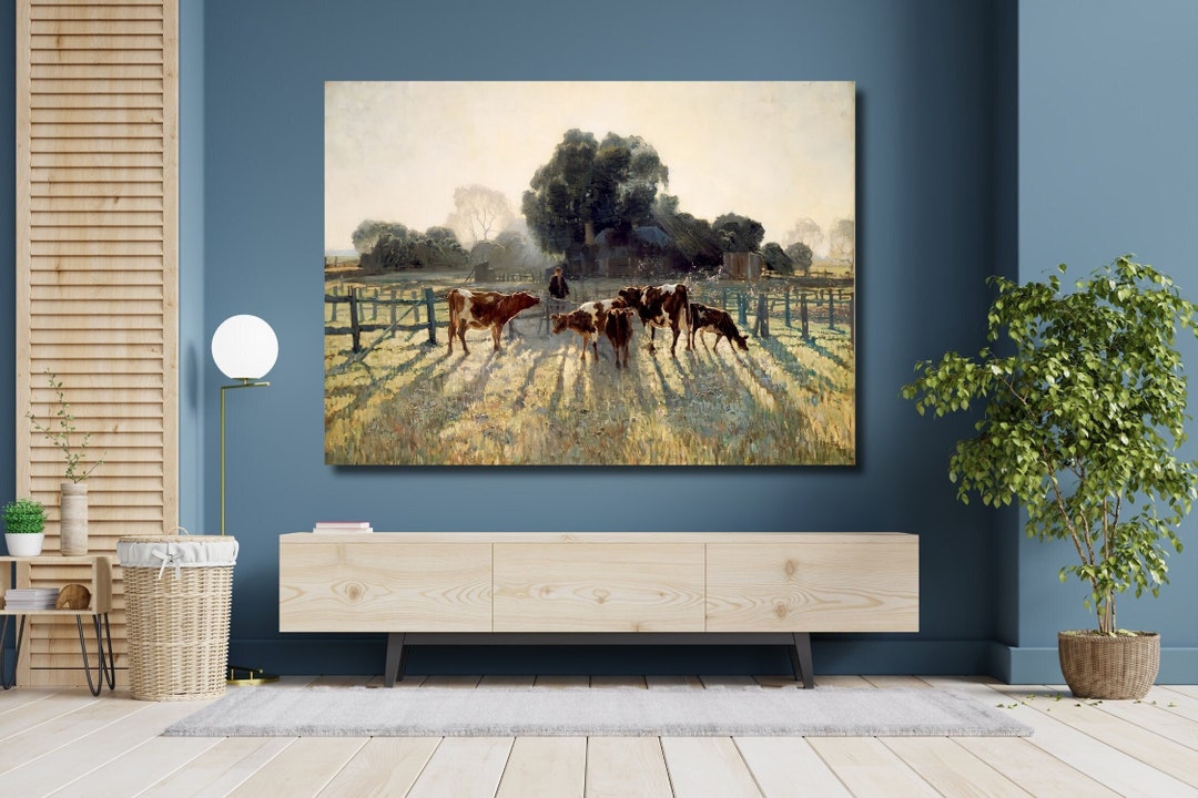 Elioth Gruner, Spring Frost, 1919 | Art Print | Canvas Print | Fine Art ...