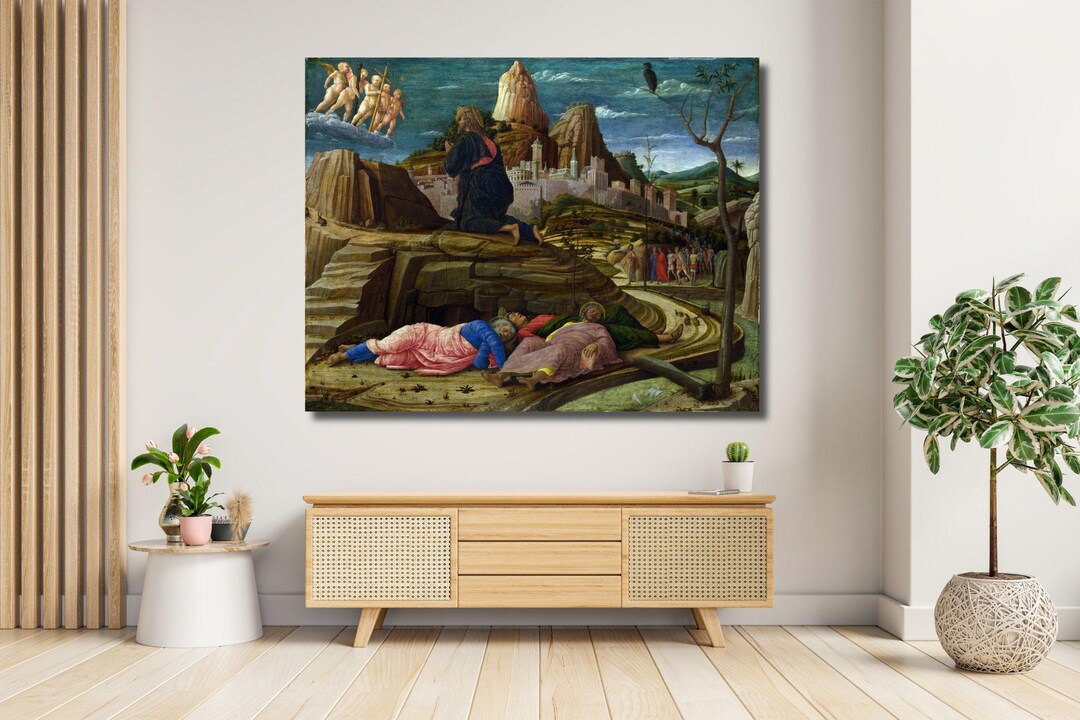 Mantegna 'agony in the Garden' Art Print: Archival Giclee Canvas - Etsy
