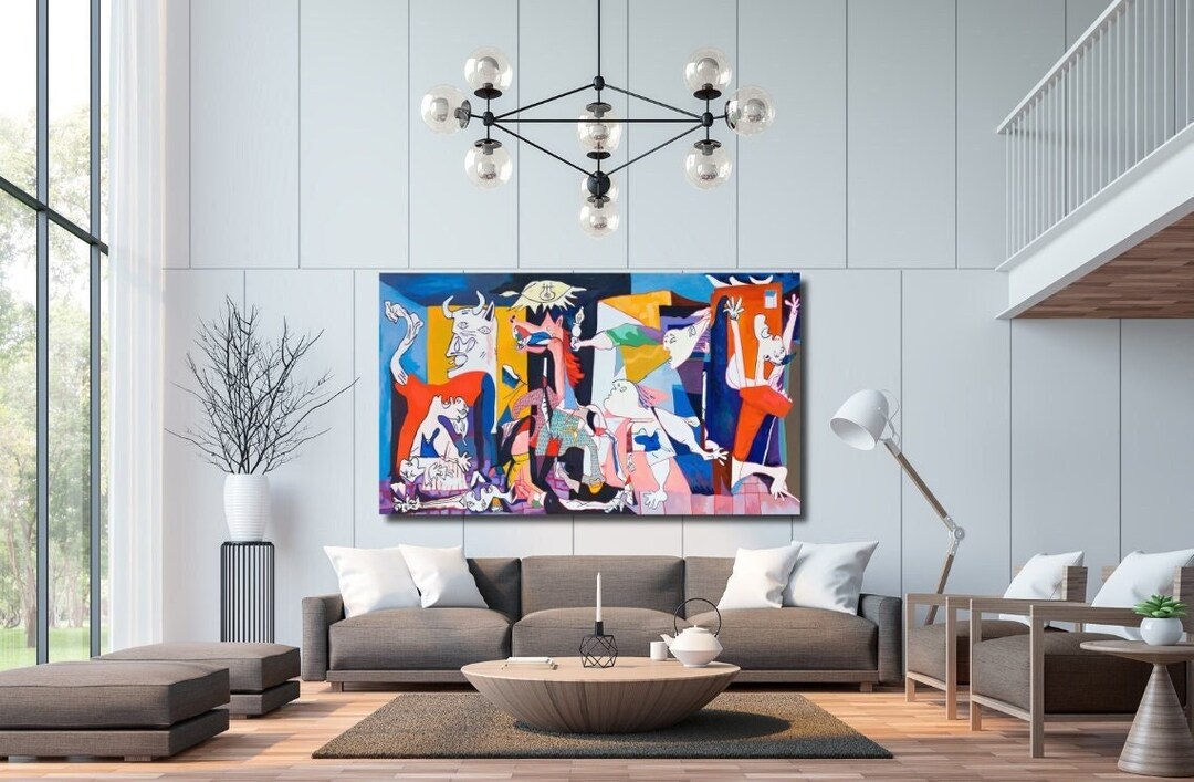 Guernica Canvas, Pablo Picasso Guernica Painting Print, Pablo Picasso ...