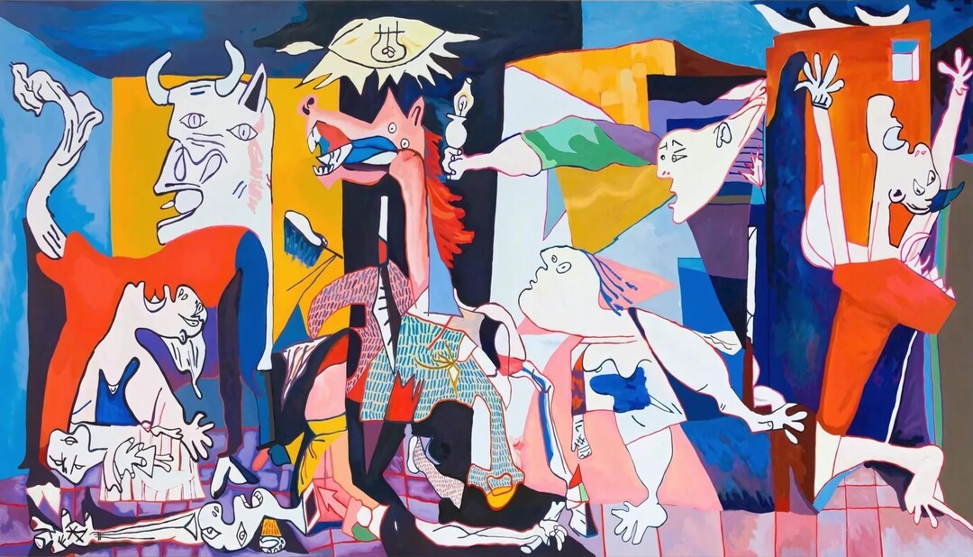 Guernica Canvas, Pablo Picasso Guernica Painting Print, Pablo Picasso ...