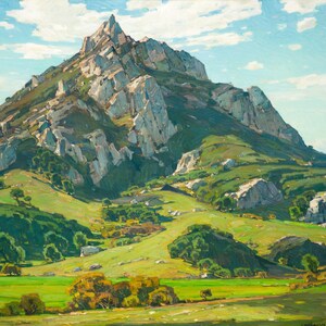 William Wendt, Where Nature's God Hath Wrought, Art Prints, Vintage Art ...