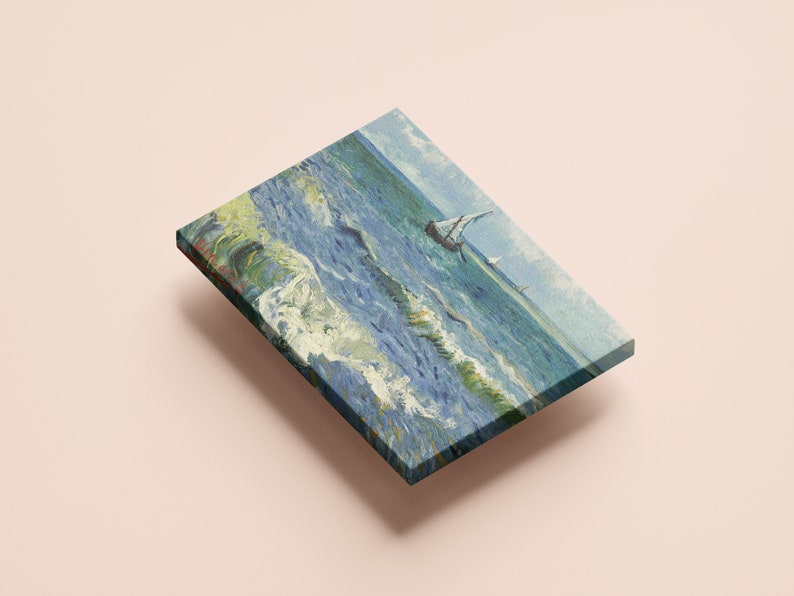 Vincent Van Gogh : Seascape Near Les Saintes-maries-de-la-mer 1888 ...