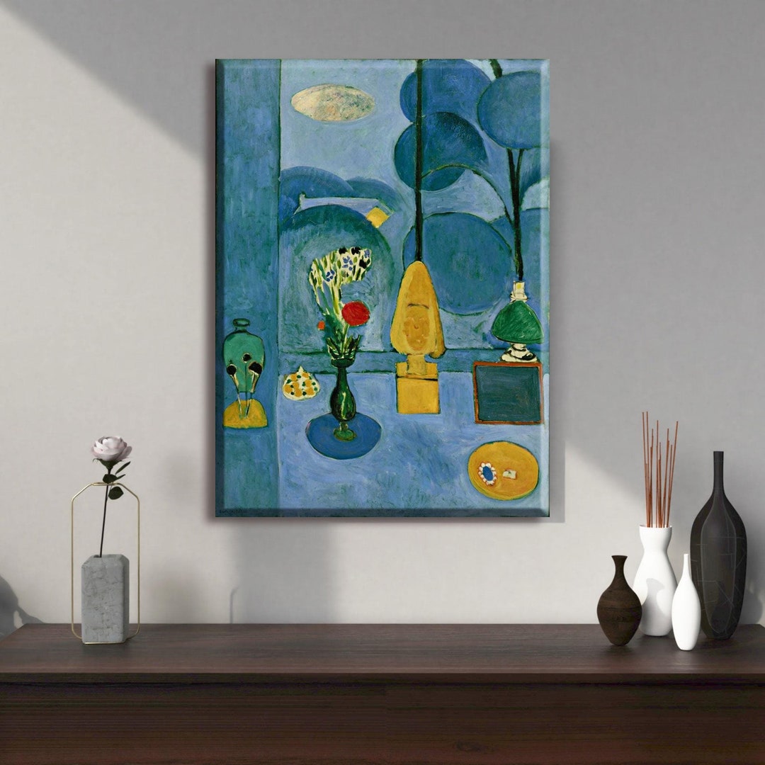 Henri Matisse Blue Window Poster Canvas Wall Art,henri Matisse Art ...