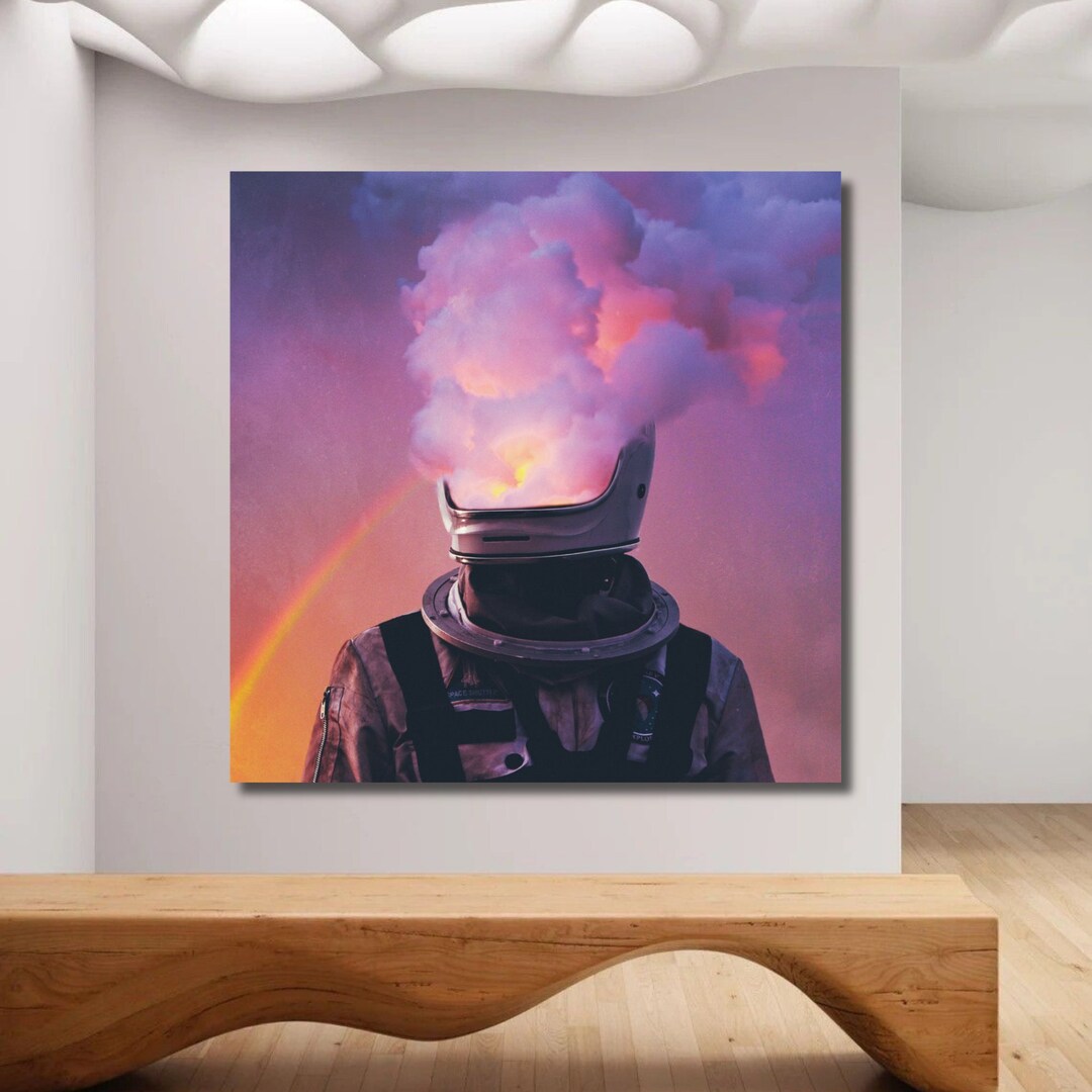 Astronot Poster, Space Poster,modern Wall Decor, Stars Poster, Gift for ...