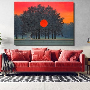 René Magritte the Banquet Canvas Art,modern Wall Art Decor,the Banquet ...