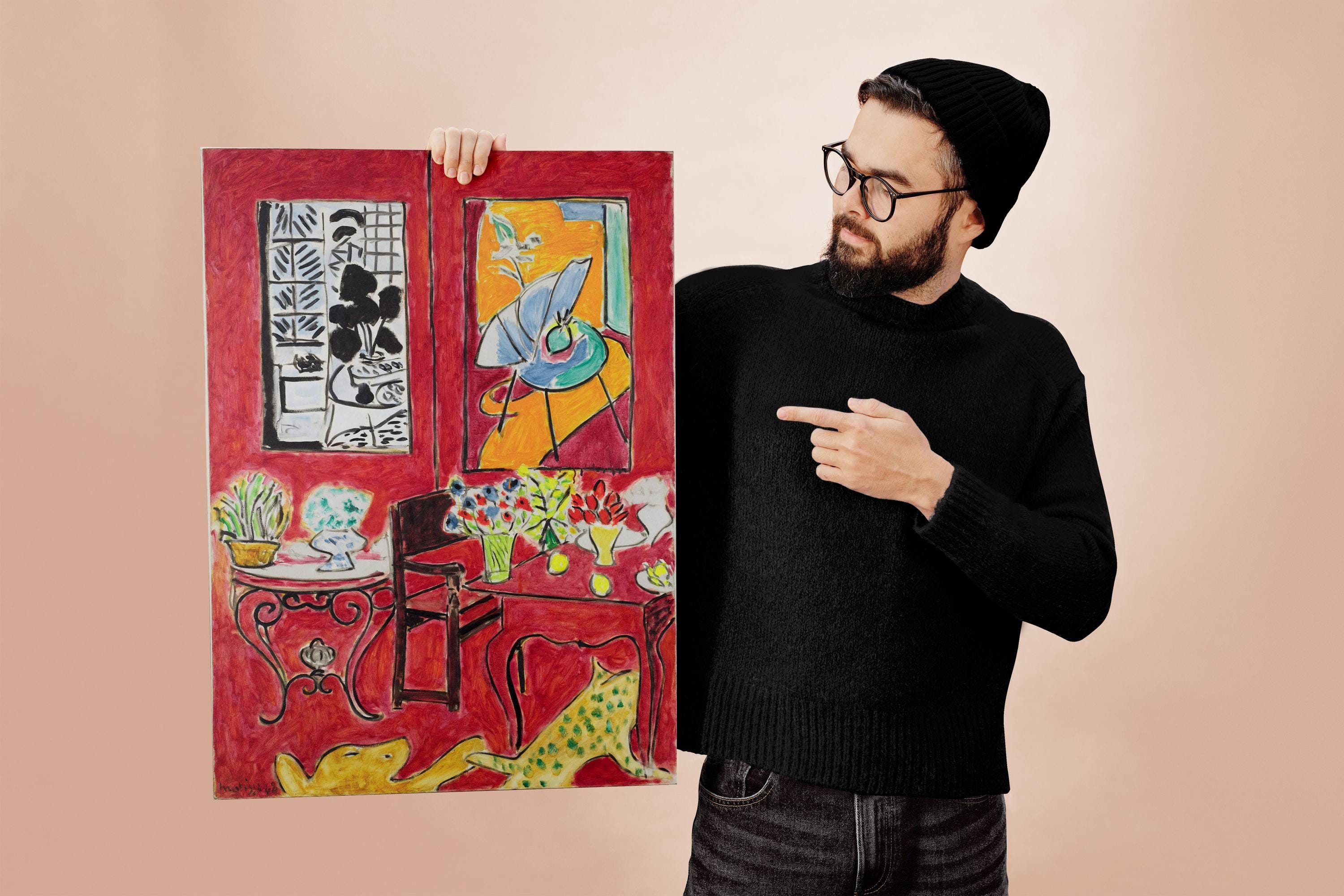 Henri Matisse: Large Red Interior 1948 Canvas Wall Art/matisse ...
