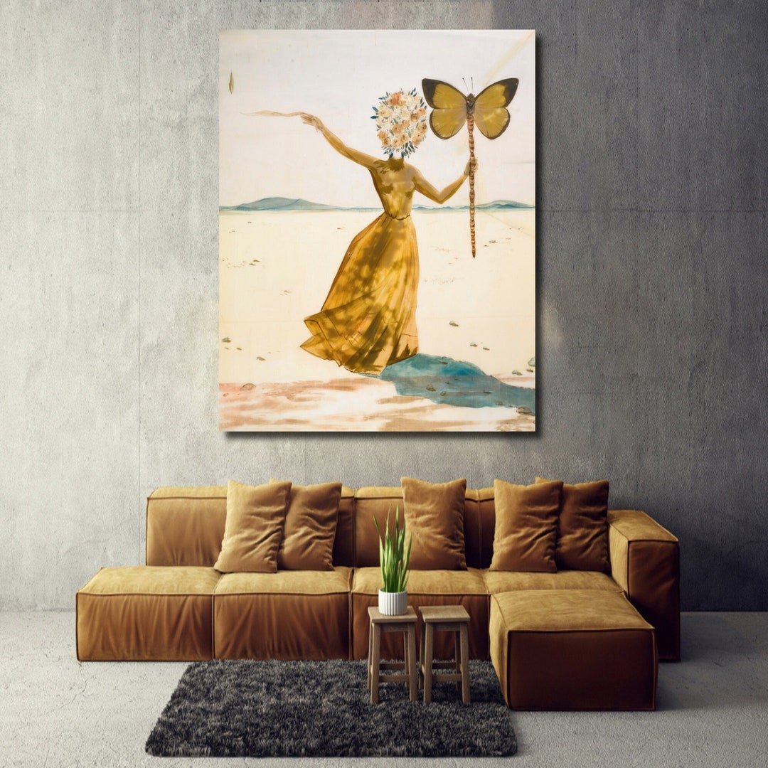Salvador Dali Venus Butterfly Exhibition Poster Print Surrealism ...