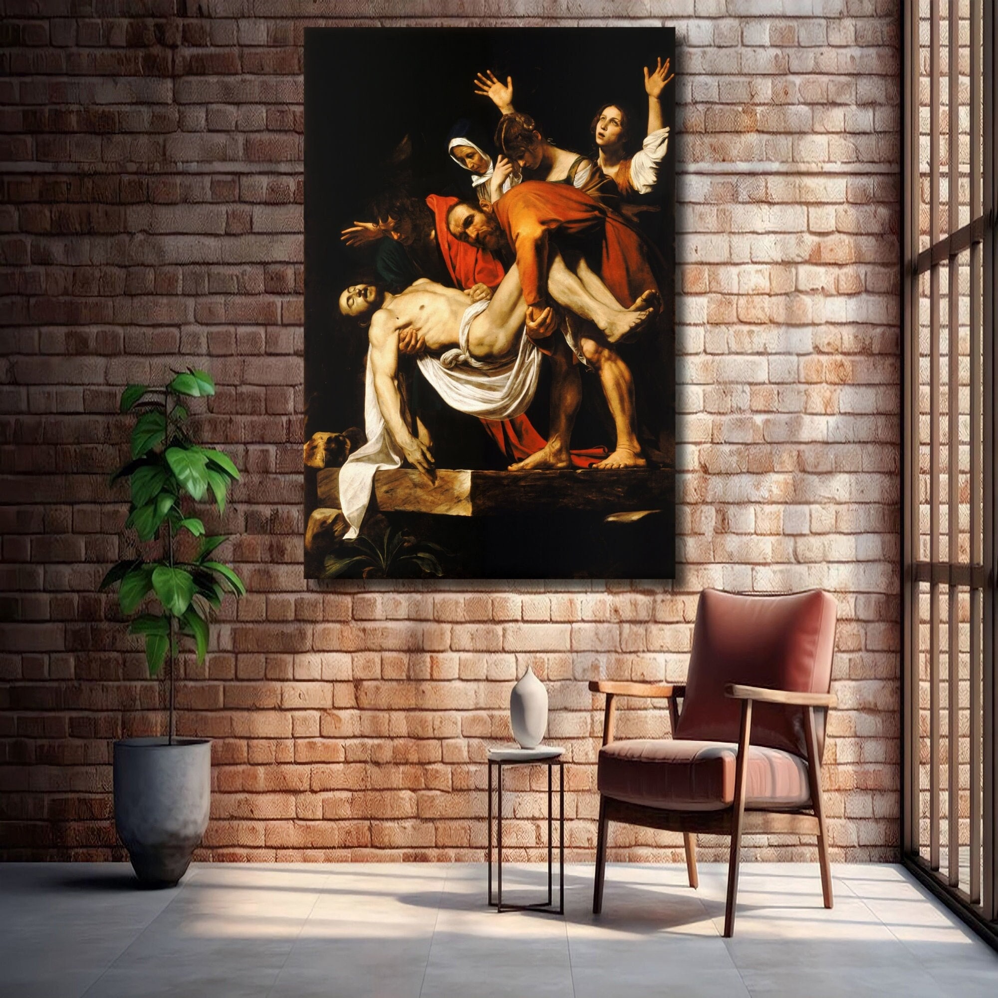 Caravaggio:the Entombment of Christ,1603/framed Print-poster-canvas ...