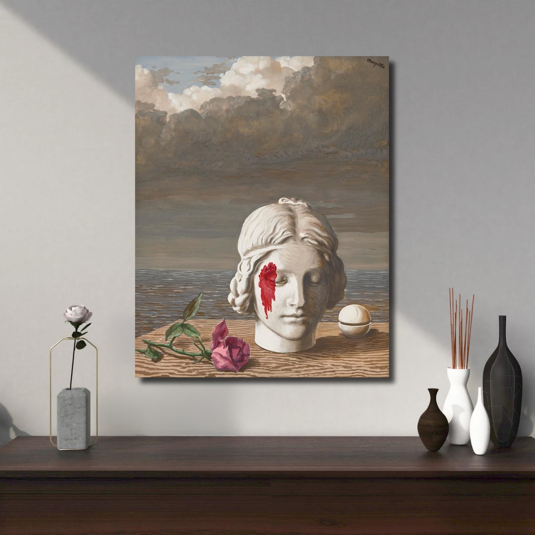 René Magritte: Memory (circa 1948) Canvas Wall Art/magritte Painting ...